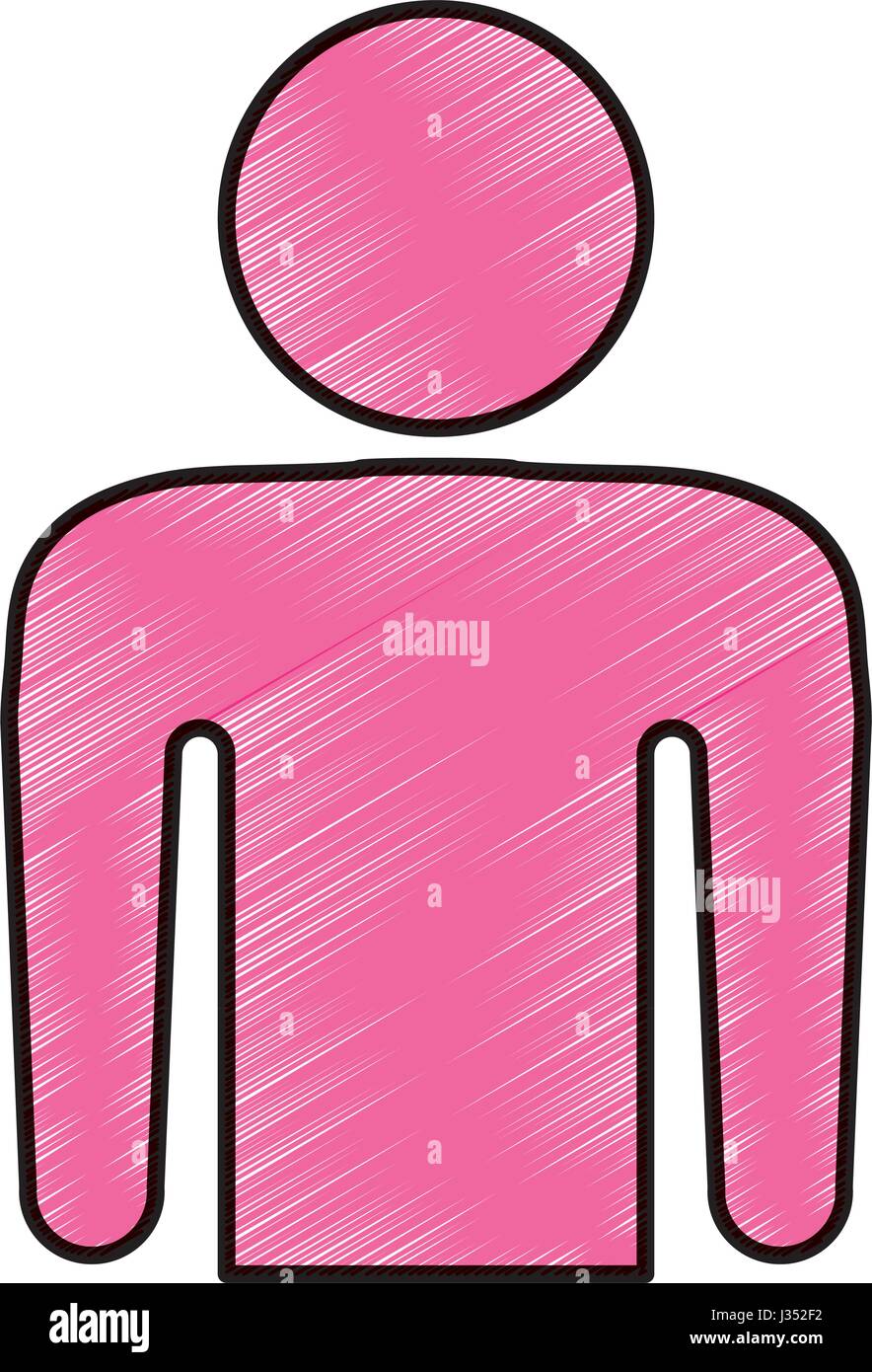 Human symbol pictogram Stock Vector Image & Art - Alamy