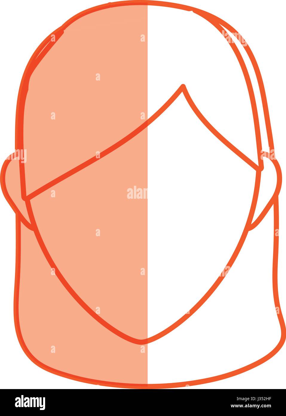 Woman faceless head Stock Vector Image & Art - Alamy