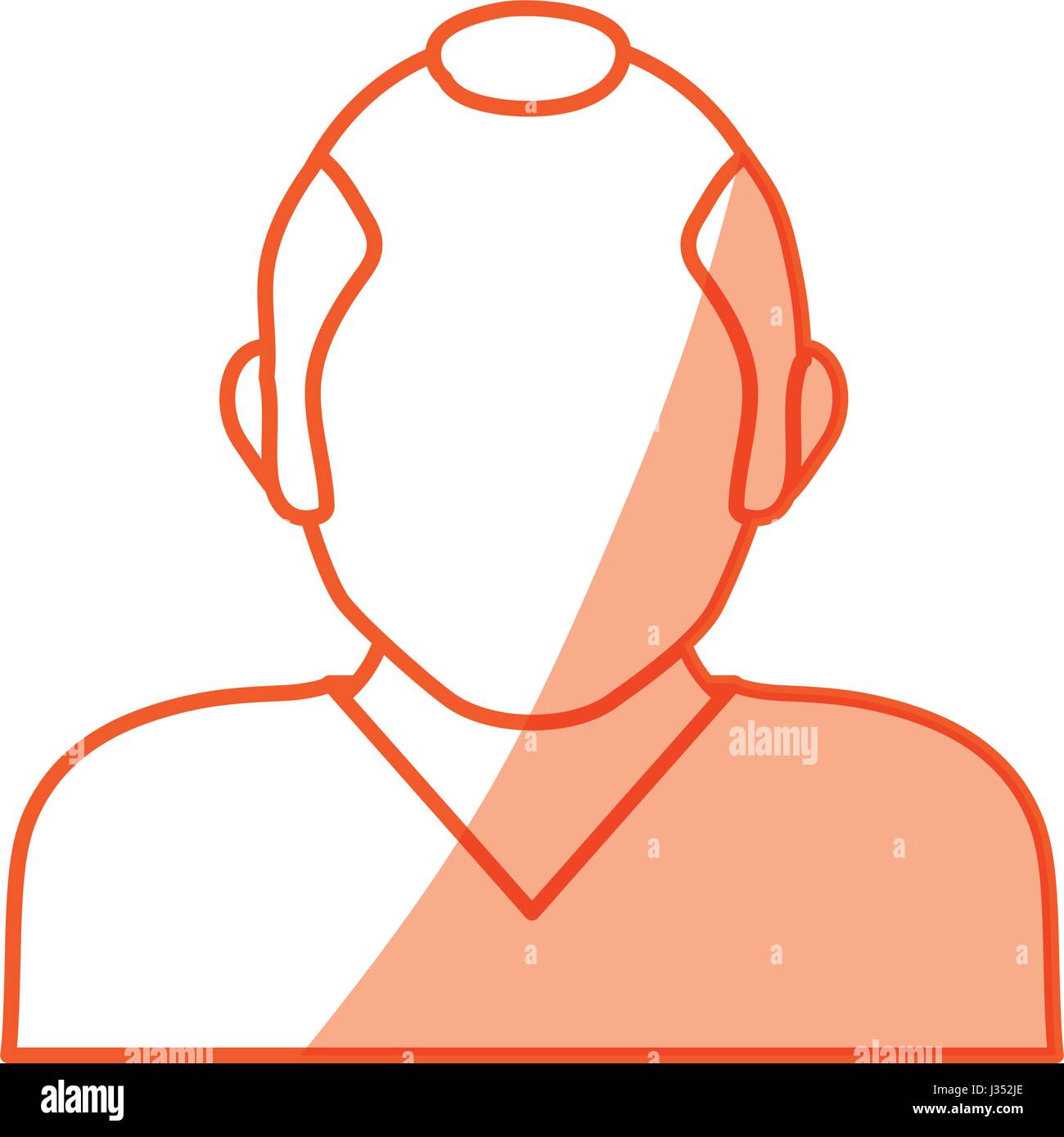 Male faceless head Stock Vector Image & Art - Alamy