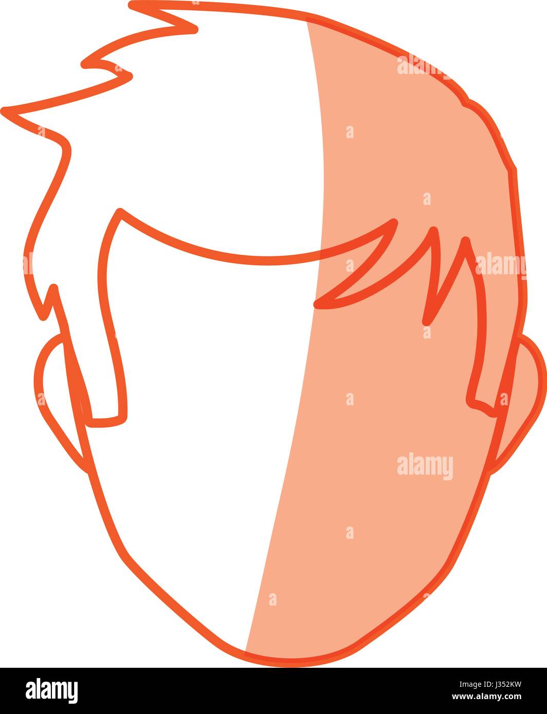 Male faceless head Stock Vector Image & Art - Alamy