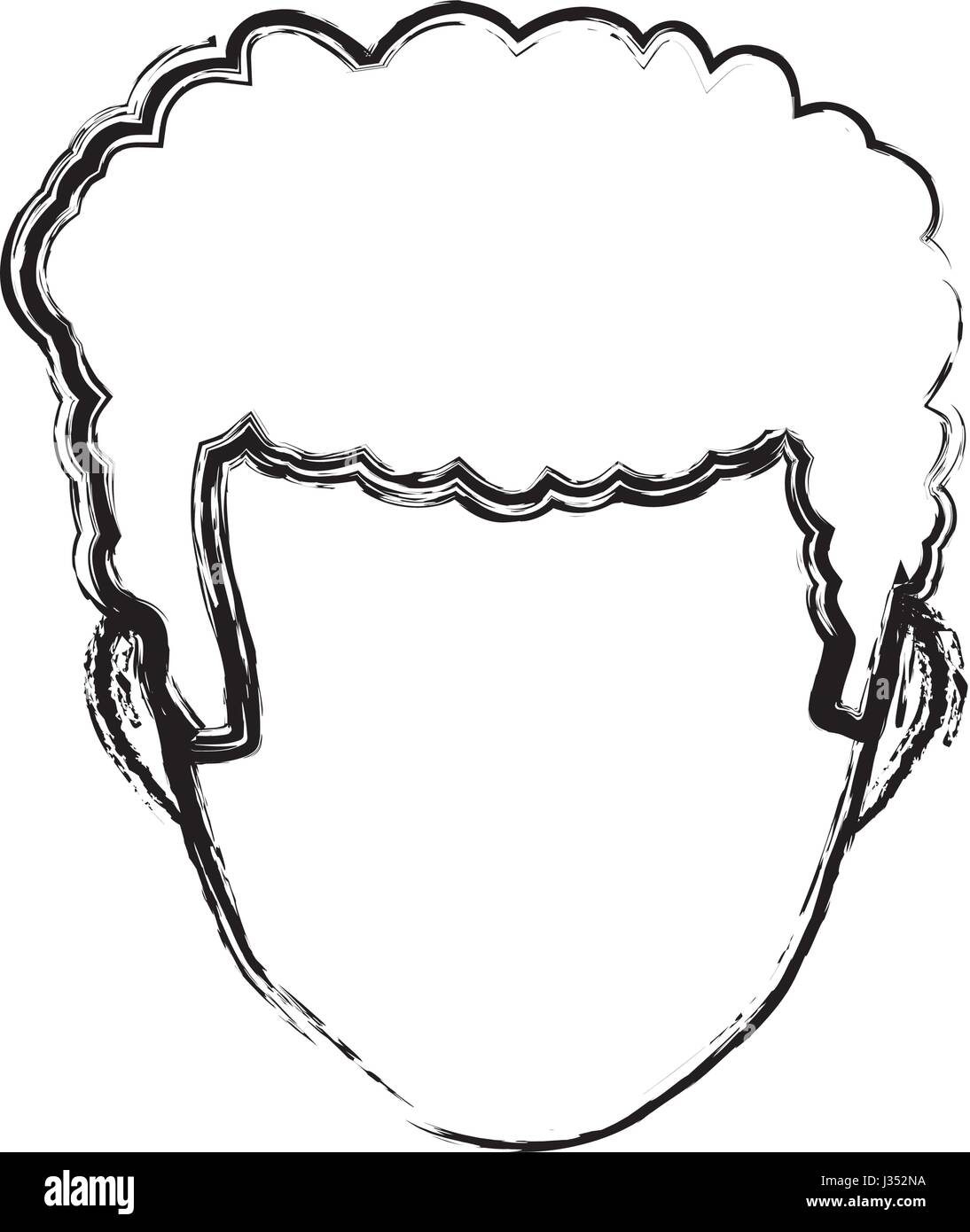 Male faceless head Stock Vector Image & Art - Alamy