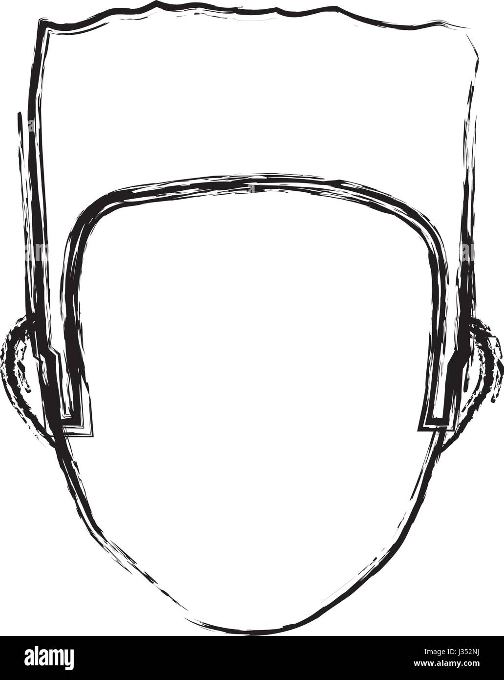 Male faceless head Stock Vector Image & Art - Alamy
