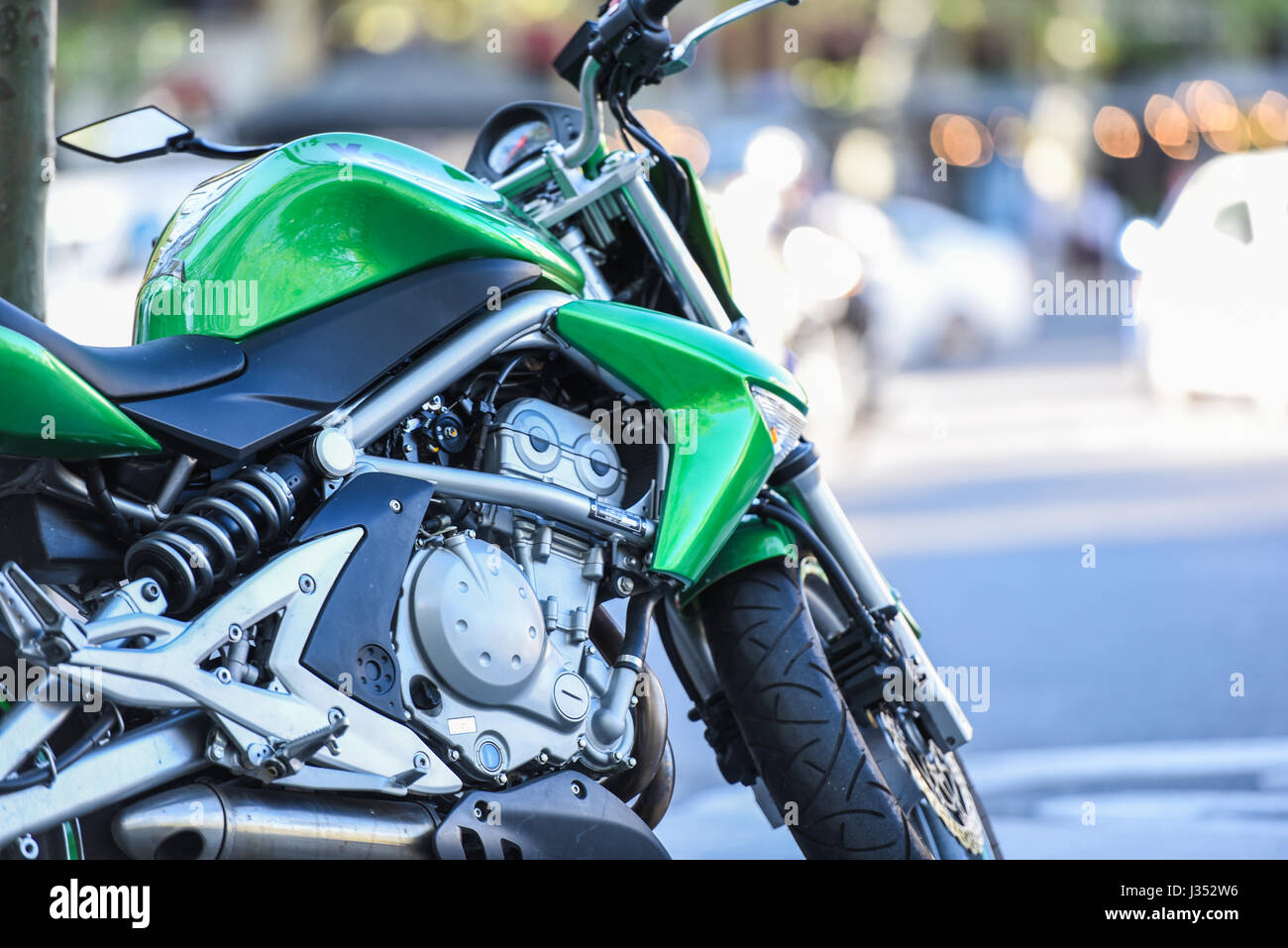 New clean sport bike Stock Photo - Alamy