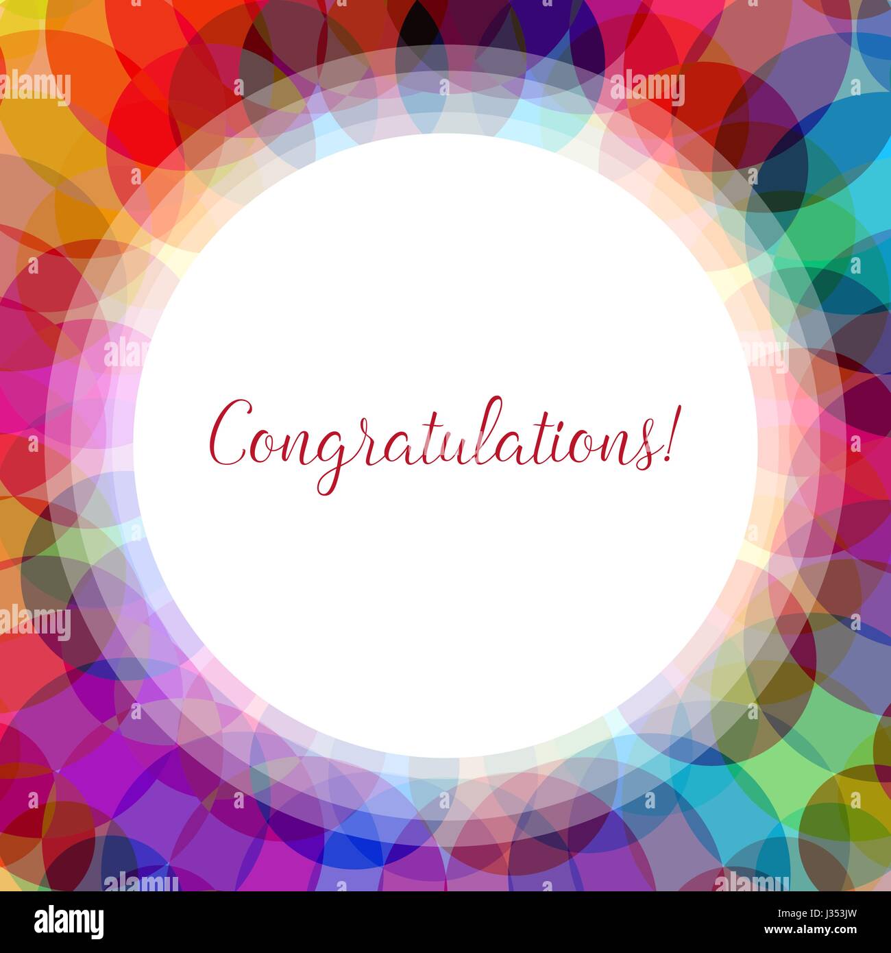 Congratulations circle hi-res stock photography and images - Alamy