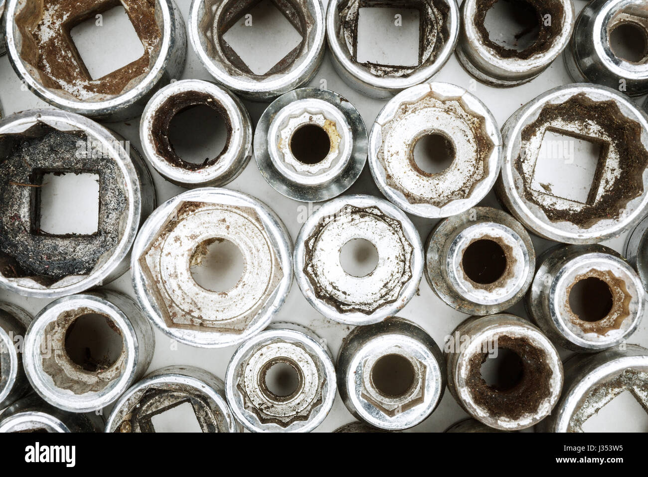 Many different old tools hi-res stock photography and images - Alamy