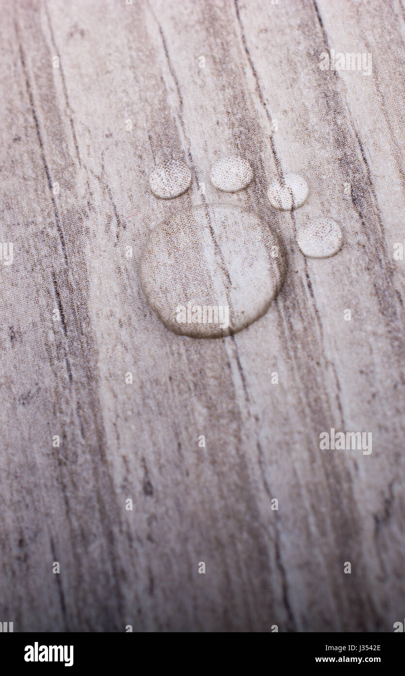 Water drops on a solid surface Stock Photo - Alamy