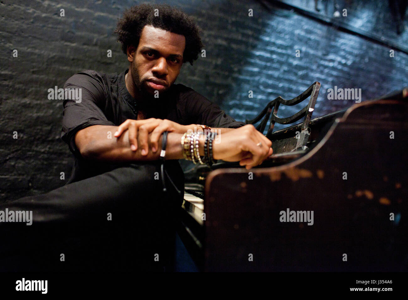 Portrait of a young musician Stock Photo - Alamy