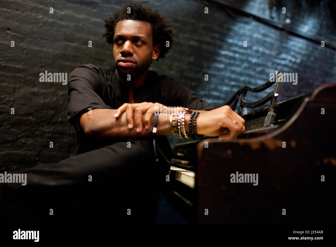 Portrait of a young musician Stock Photo - Alamy