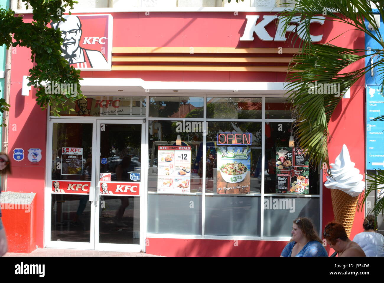 Kfc curacao caribbean island hi-res stock photography and images - Alamy