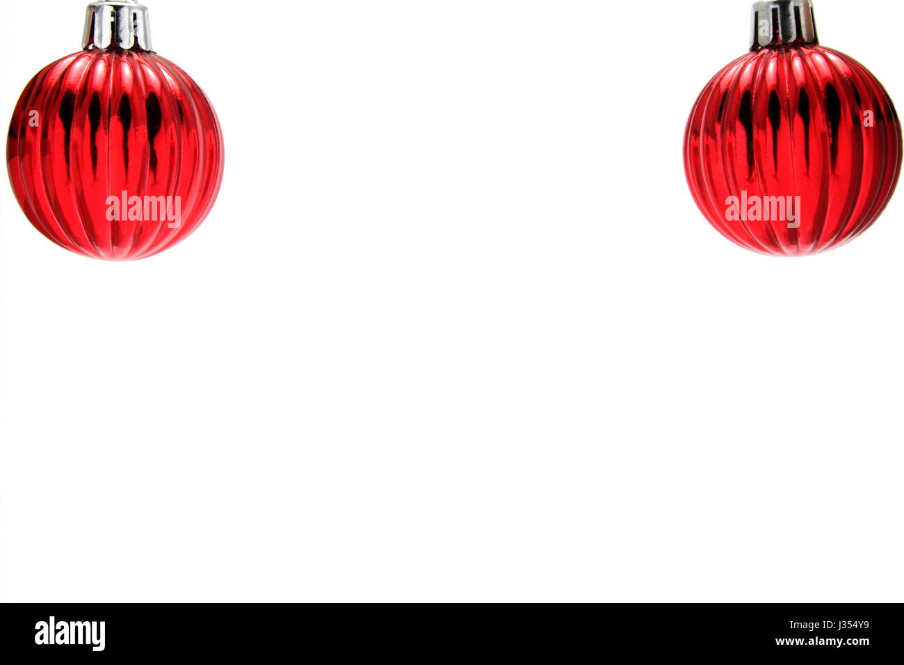 Copy space christmas baubles hi-res stock photography and images - Alamy