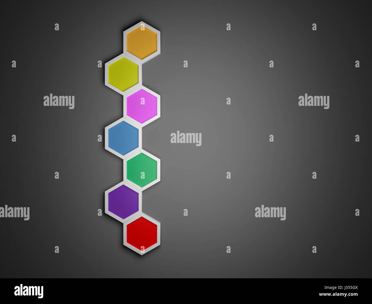 3D octagon template layout for business Stock Photo - Alamy