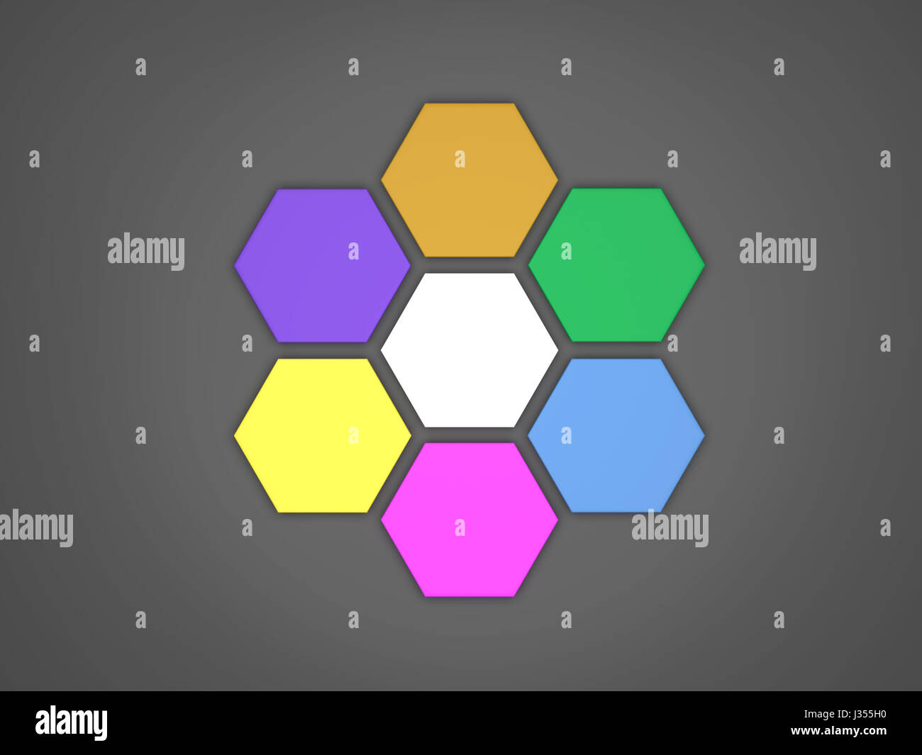 3D octagon template layout for business Stock Photo - Alamy