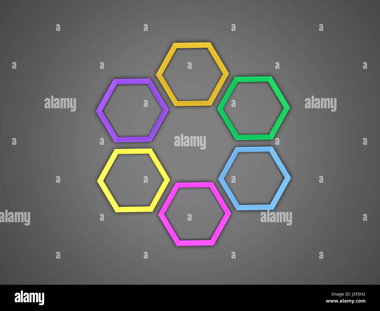 3D octagon template layout for business Stock Photo - Alamy