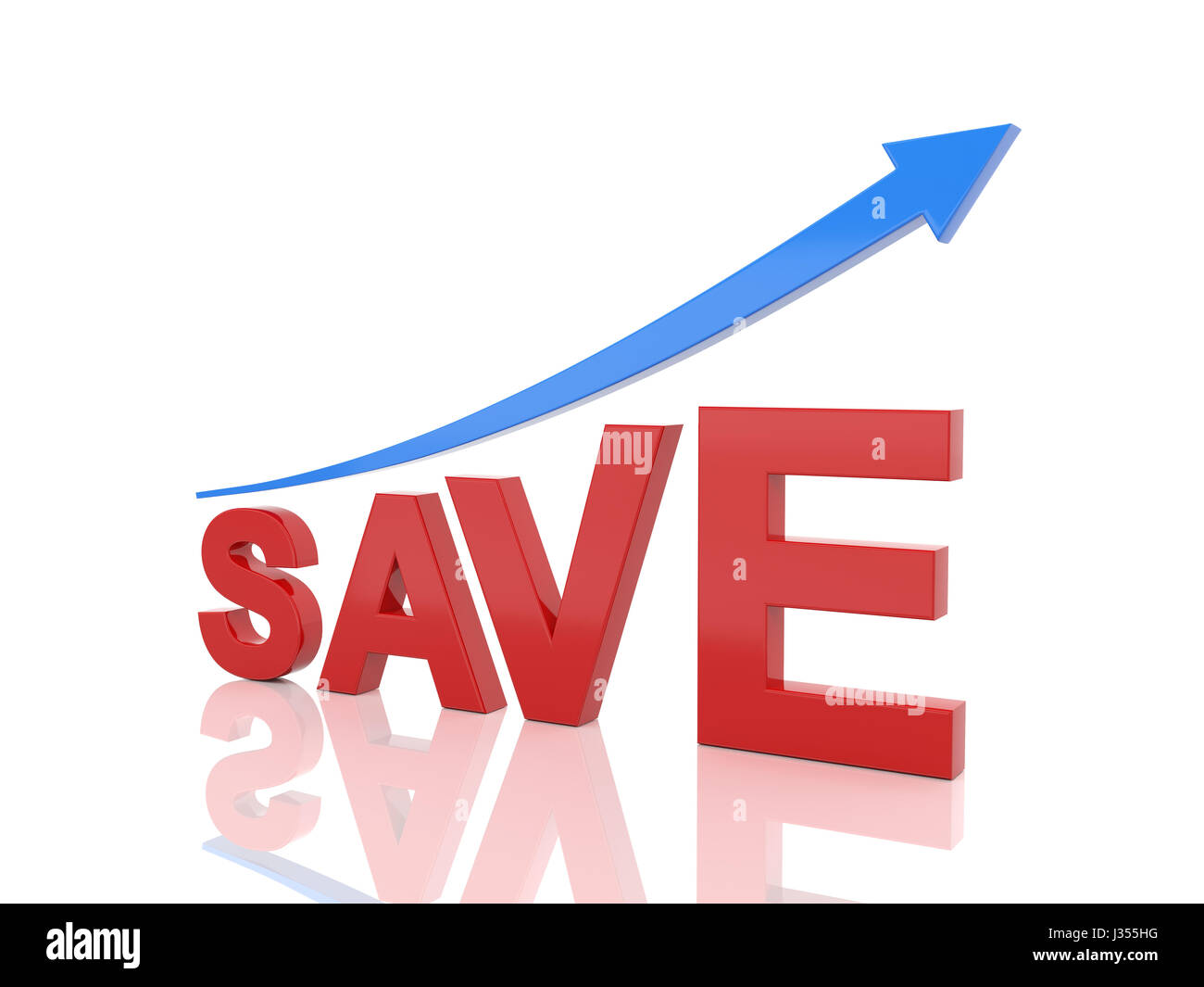 Save concept - 3D Rendering Image Stock Photo - Alamy
