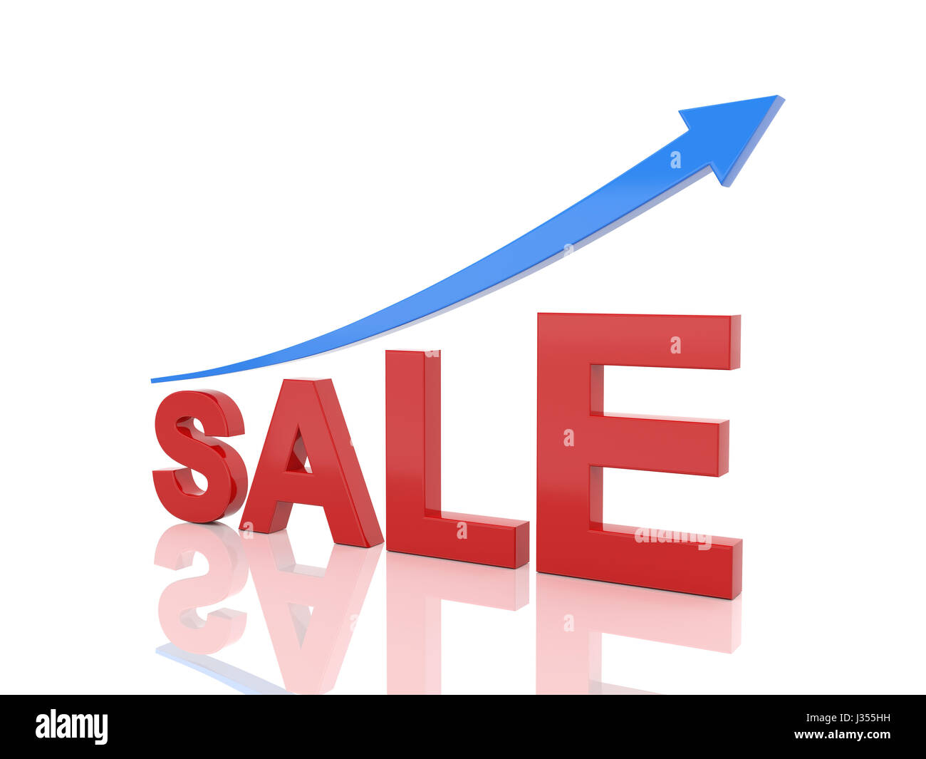 Sale increase Cut Out Stock Images & Pictures - Alamy