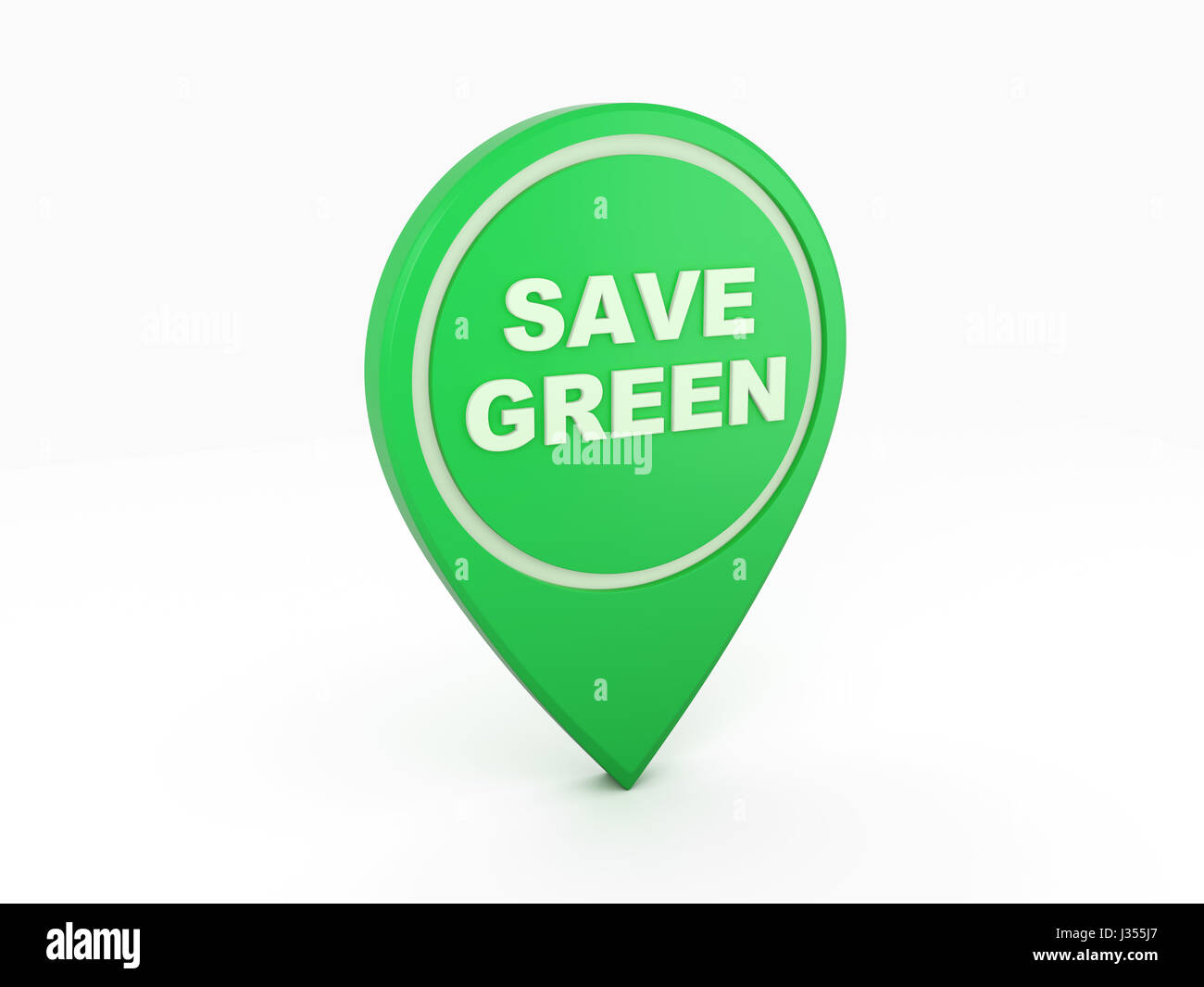 Go green Nature ecology concept - 3D Rendering Image Stock Photo - Alamy