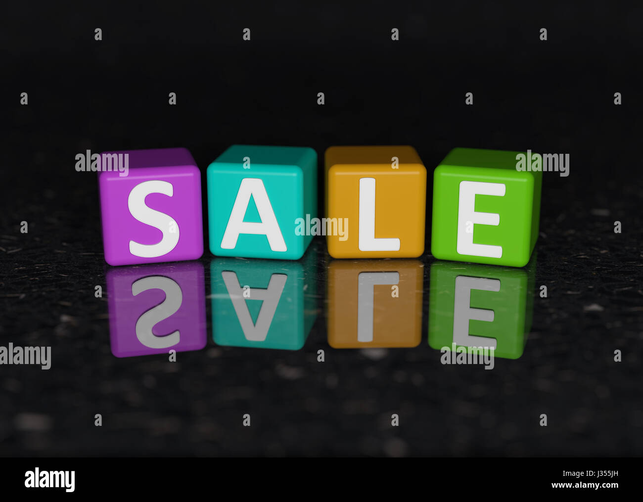 Sale Template - 3D Rendering Image Stock Photo - Alamy
