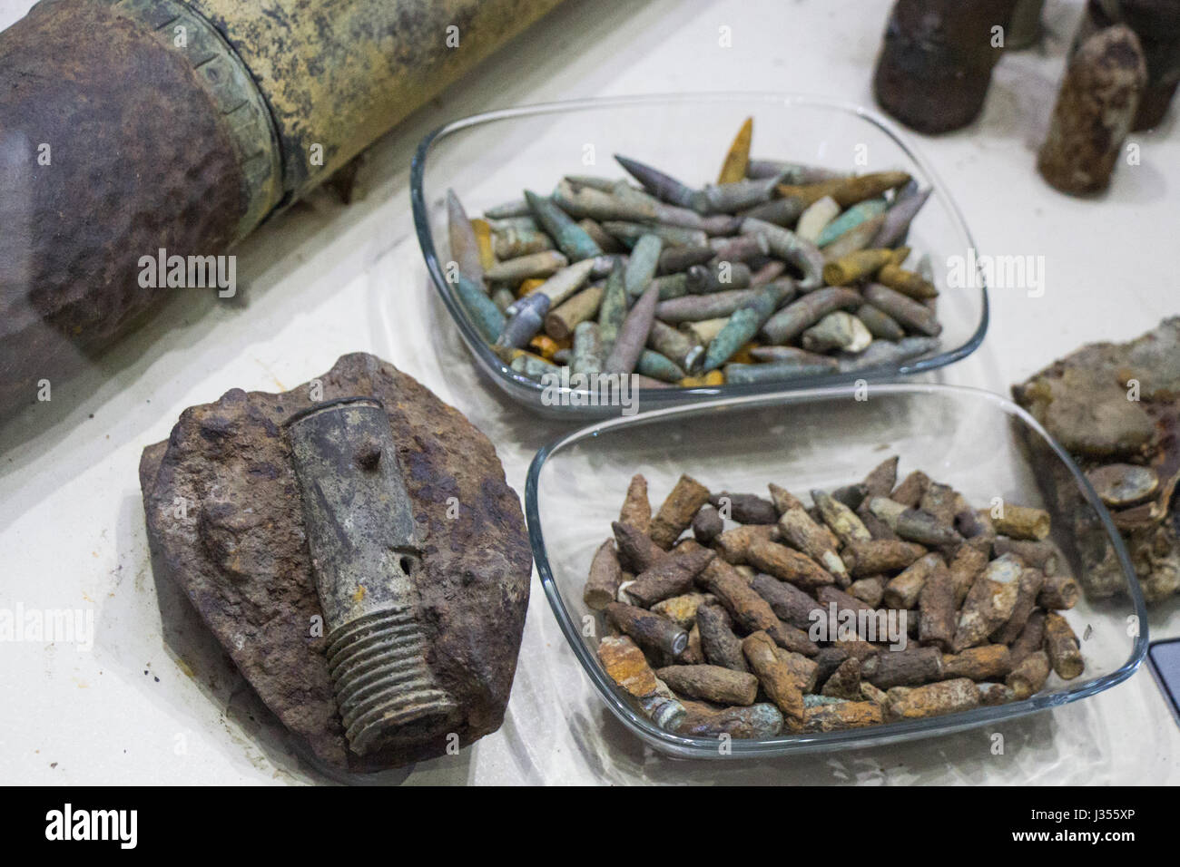 Old rusty bullet ammunition from the dardanelles war Stock Photo - Alamy