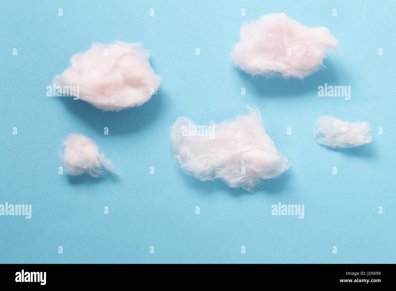 Sweet pink cotton candy in a waffle cone Stock Photo - Alamy