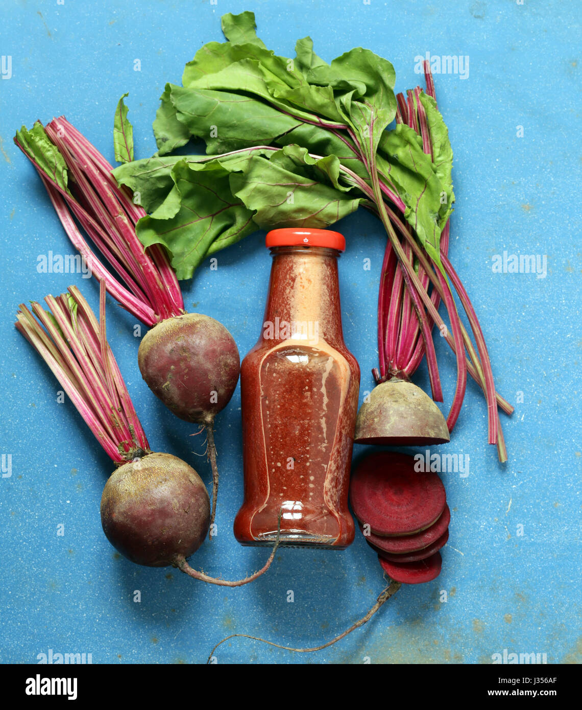 Natural organic fresh beet juice, healthy food Stock Photo - Alamy