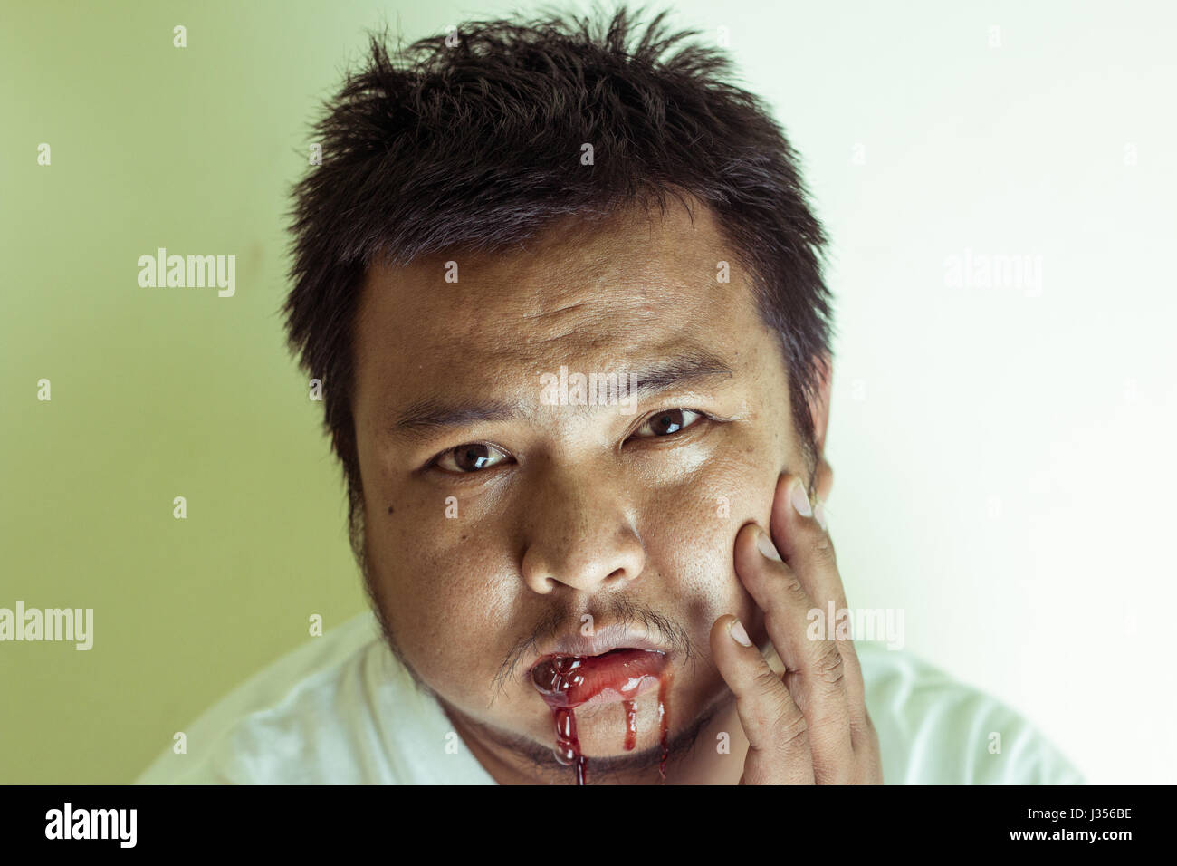 Bleeding from the eyes hi-res stock photography and images - Alamy