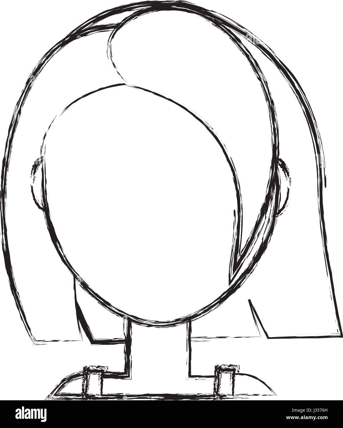 Woman faceless head Stock Vector Image & Art - Alamy