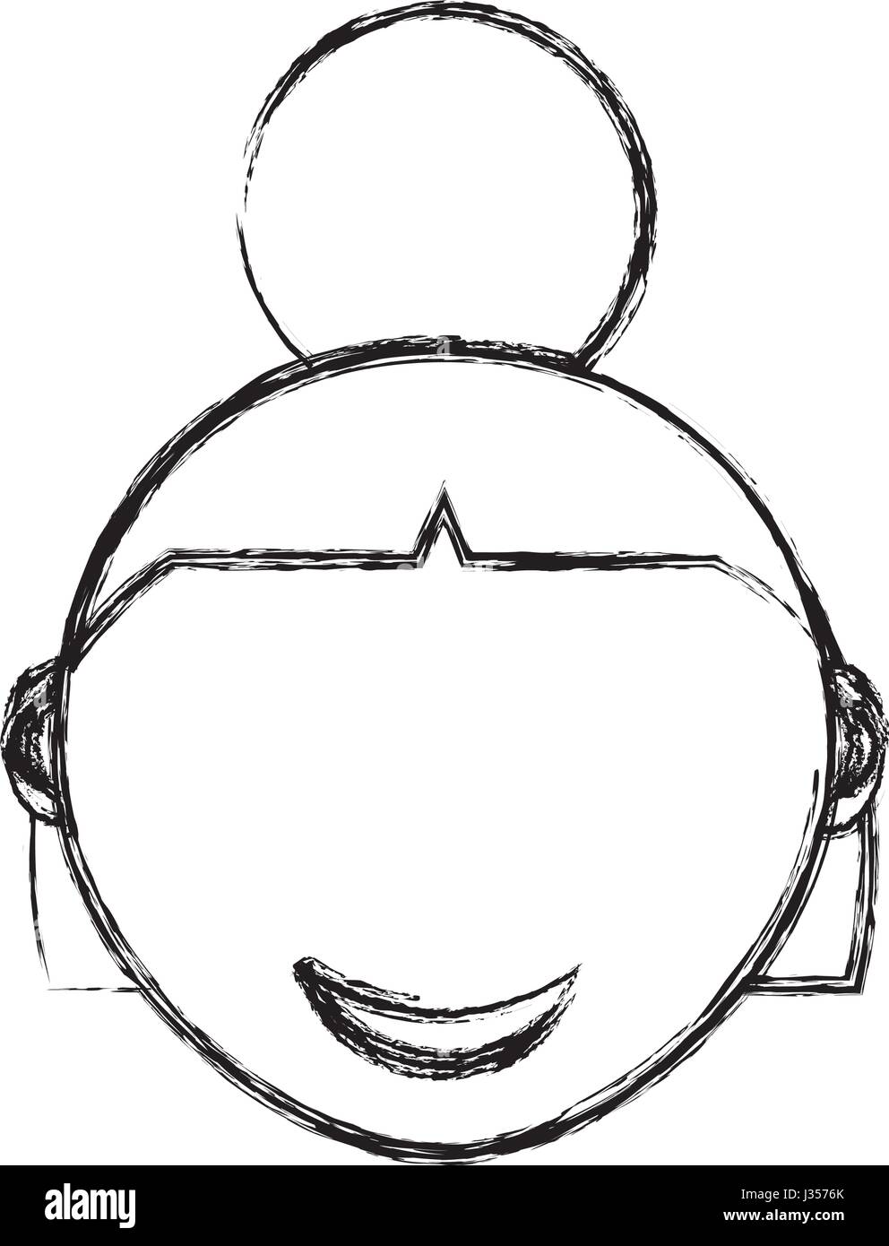 Woman faceless head Stock Vector Image & Art - Alamy