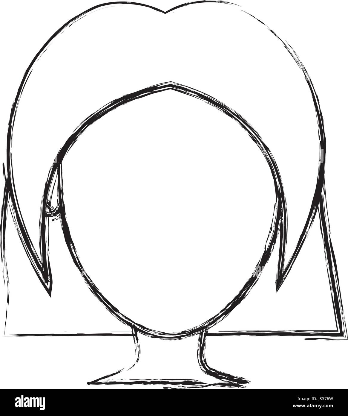 Woman faceless head Stock Vector Image & Art - Alamy