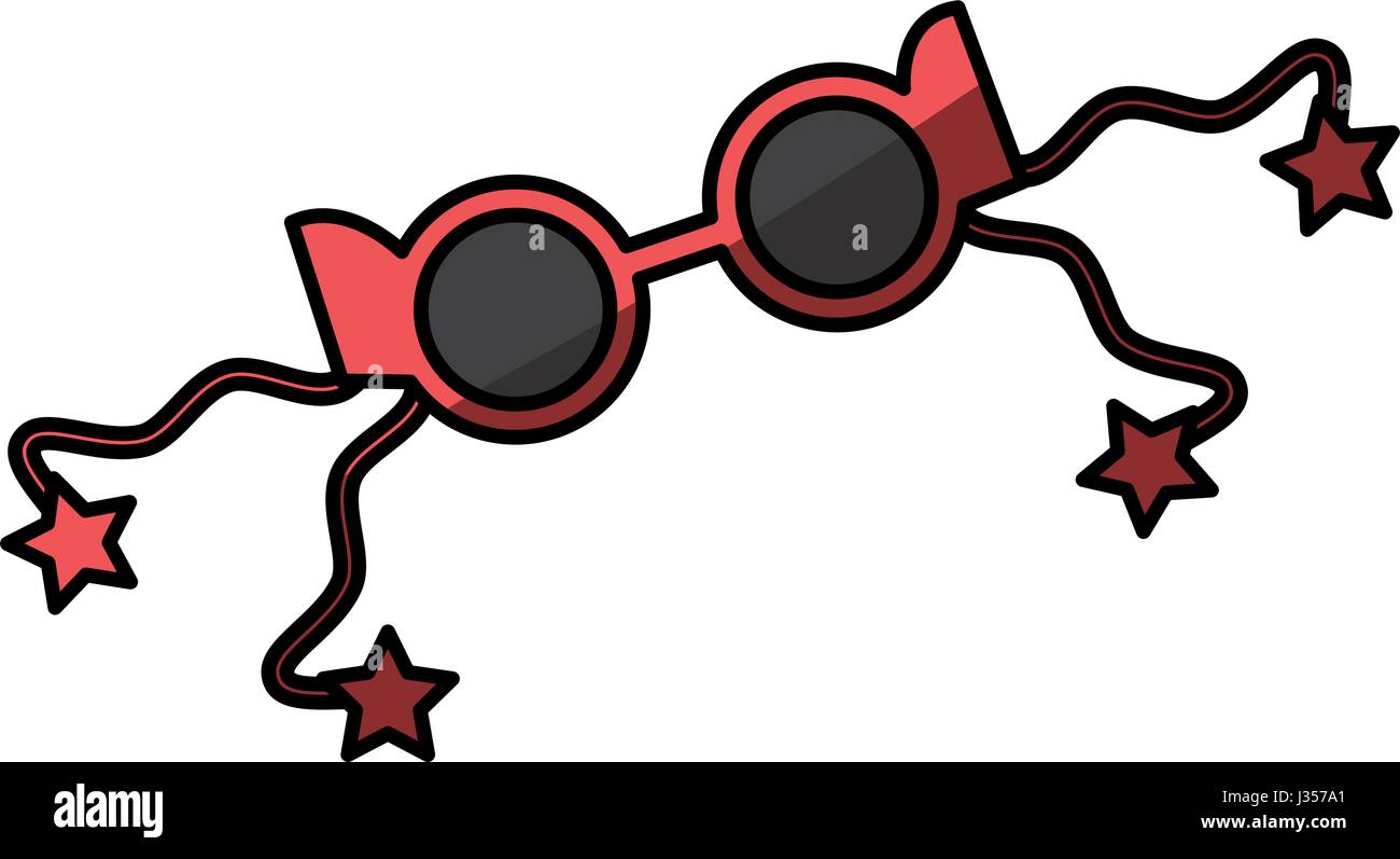 Party glasses accesory Stock Vector Image & Art - Alamy