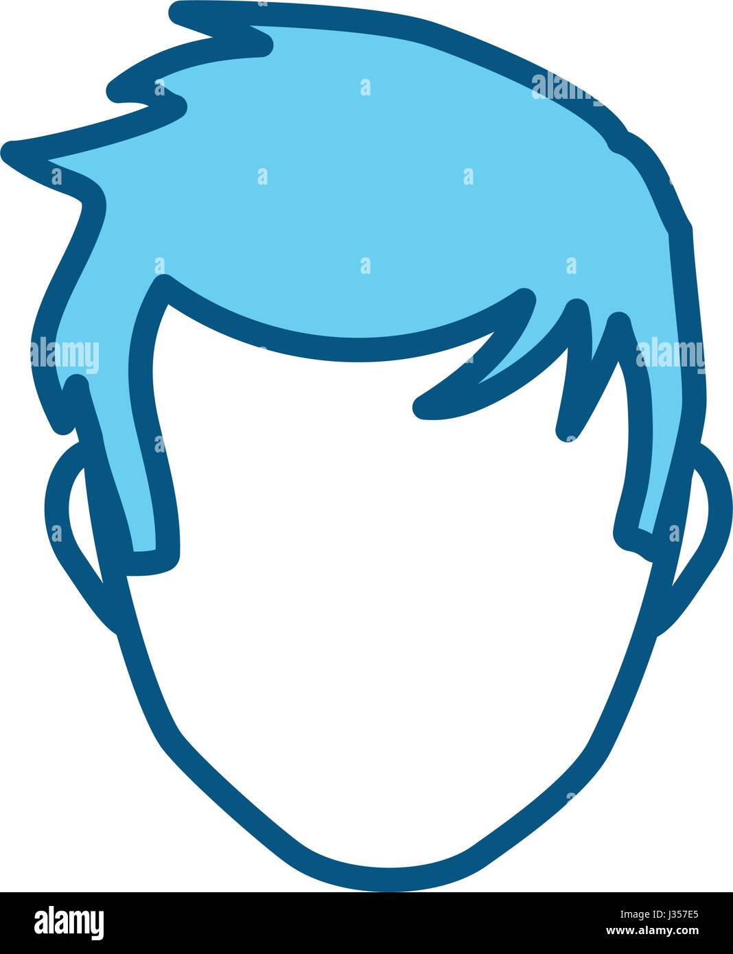 Male faceless head Stock Vector Image & Art - Alamy