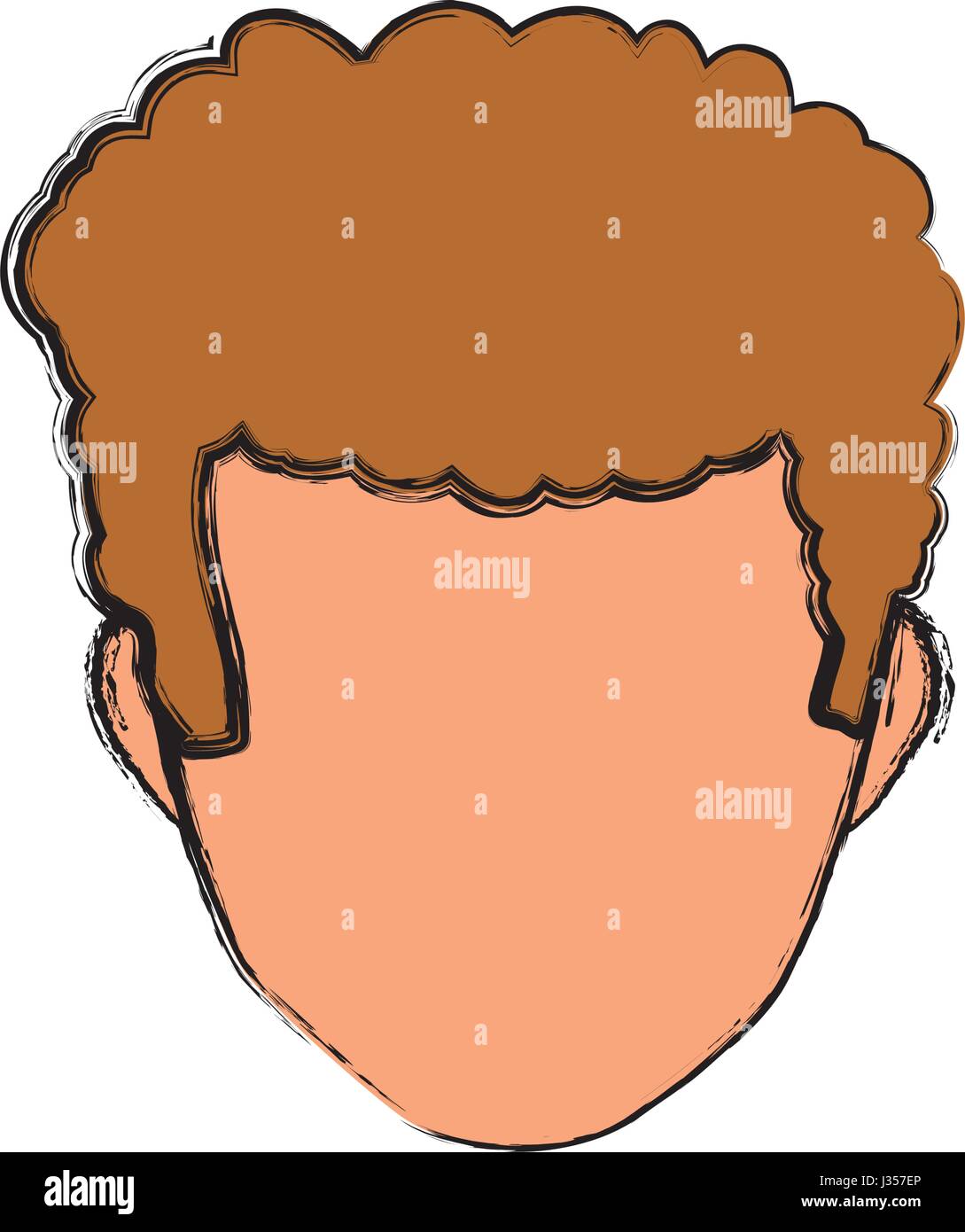 Male faceless head Stock Vector Image & Art - Alamy