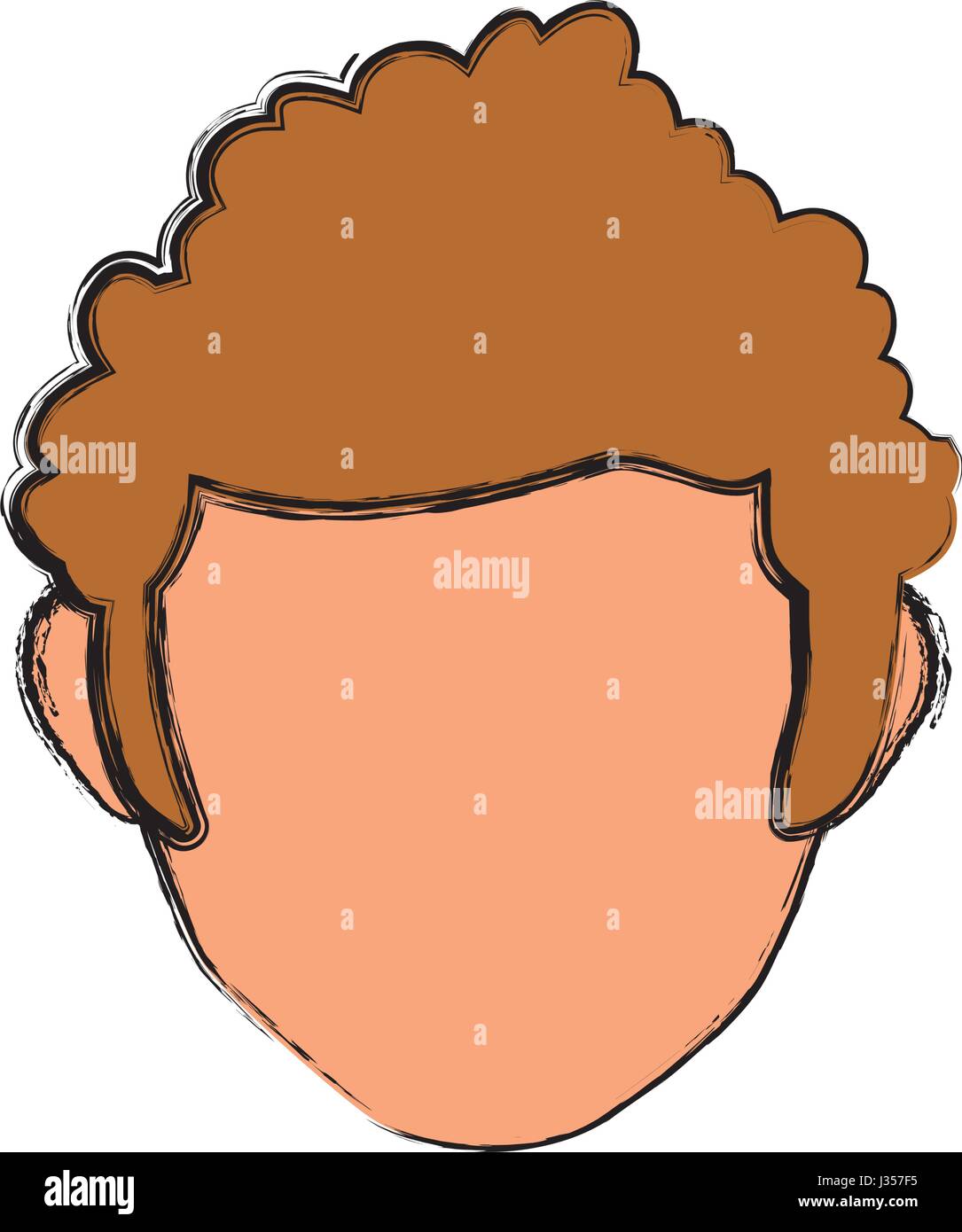 Male faceless head Stock Vector Image & Art - Alamy