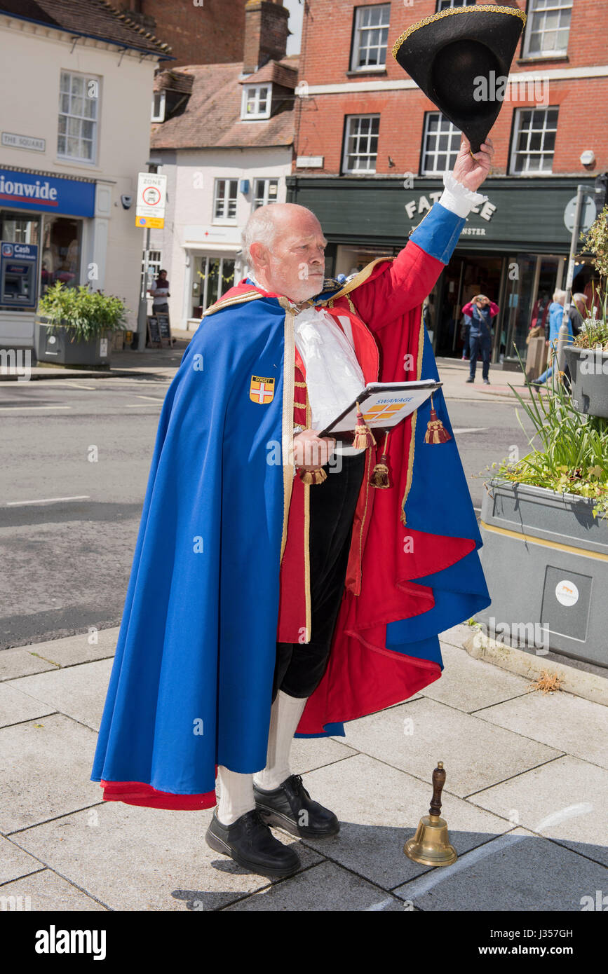 Town crier andrew flemming swanage hi-res stock photography and images ...