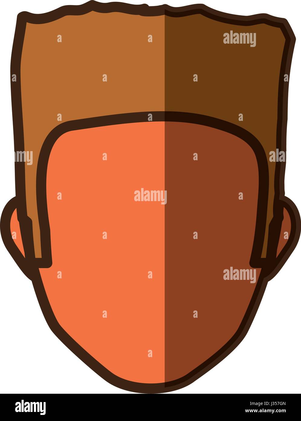 Man head shadows Stock Vector Images - Alamy