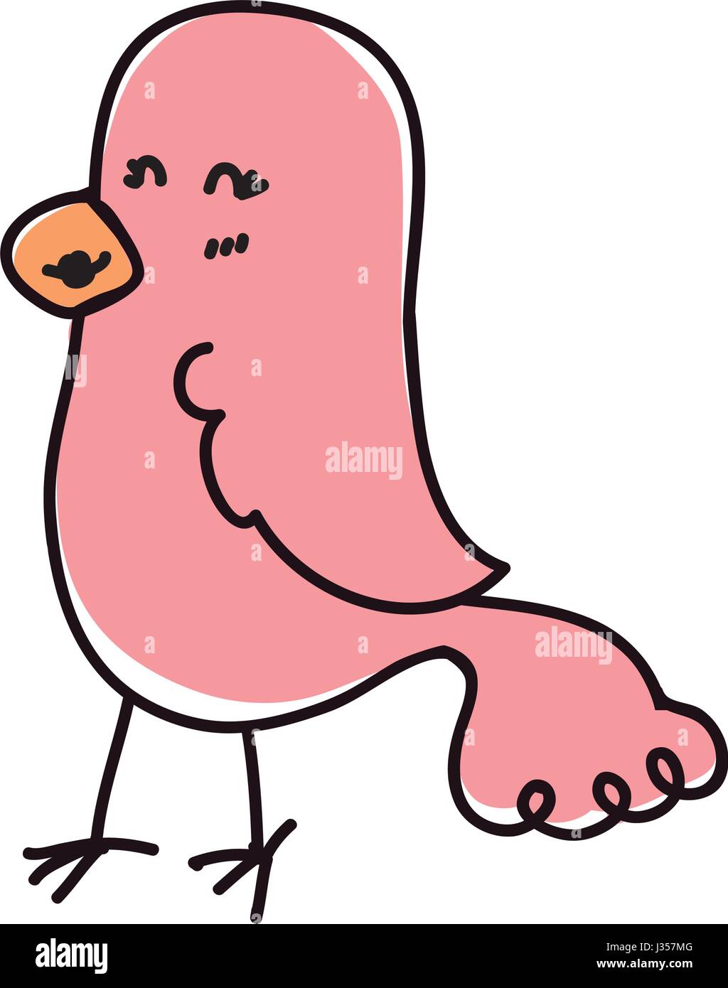 Cute birdie cartoon Stock Vector Image & Art - Alamy
