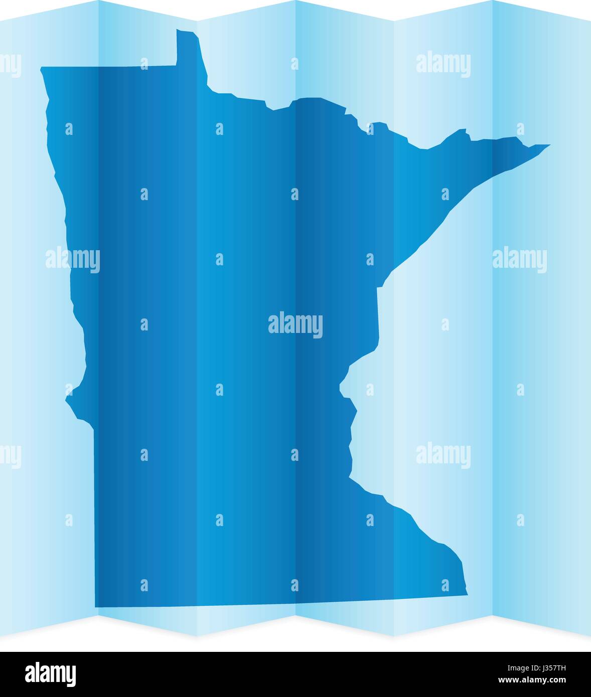 Minnesota map on a white background. Vector illustration Stock Vector ...