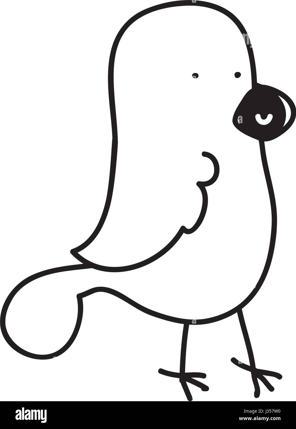Cute birdie cartoon Stock Vector Image & Art - Alamy