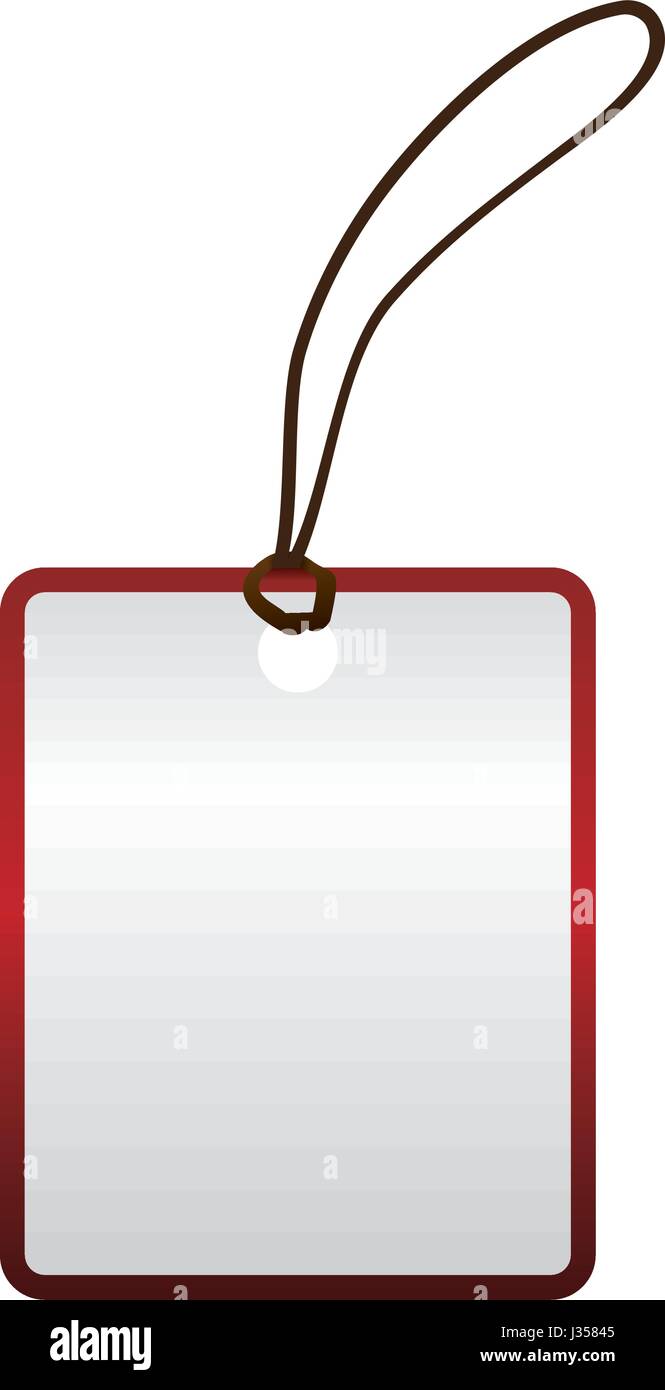 Blank shopping label tag Stock Vector Image & Art - Alamy