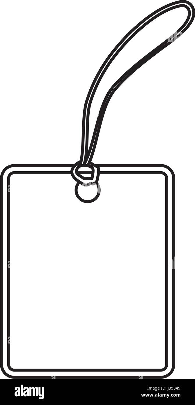 Blank shopping label tag Stock Vector Image & Art - Alamy