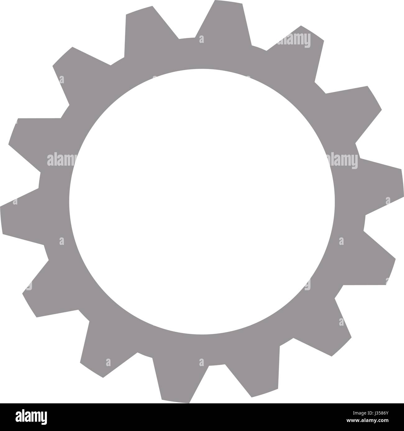Gear machinery piece Stock Vector Image & Art - Alamy