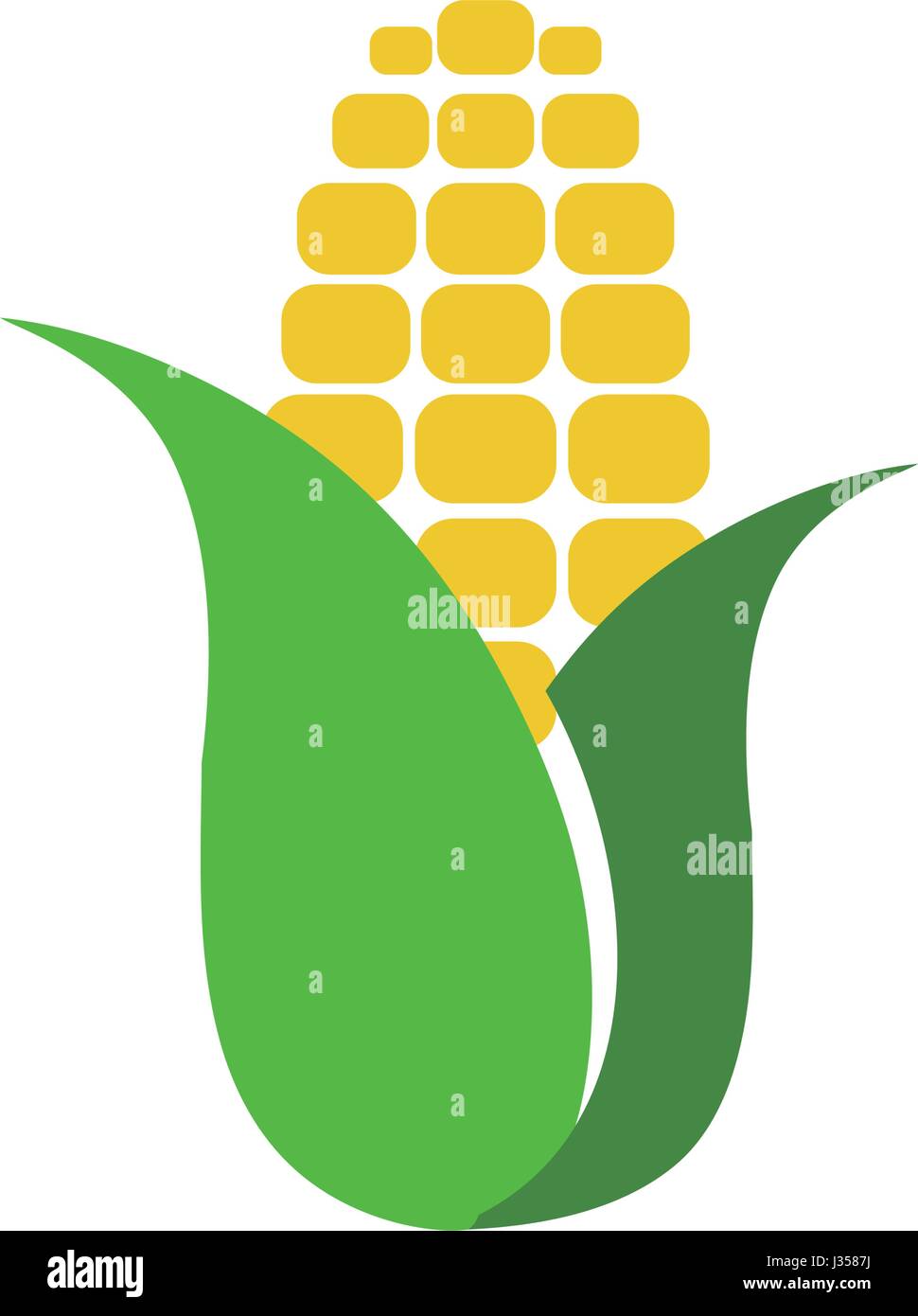 Corn food symbol Stock Vector Image & Art - Alamy