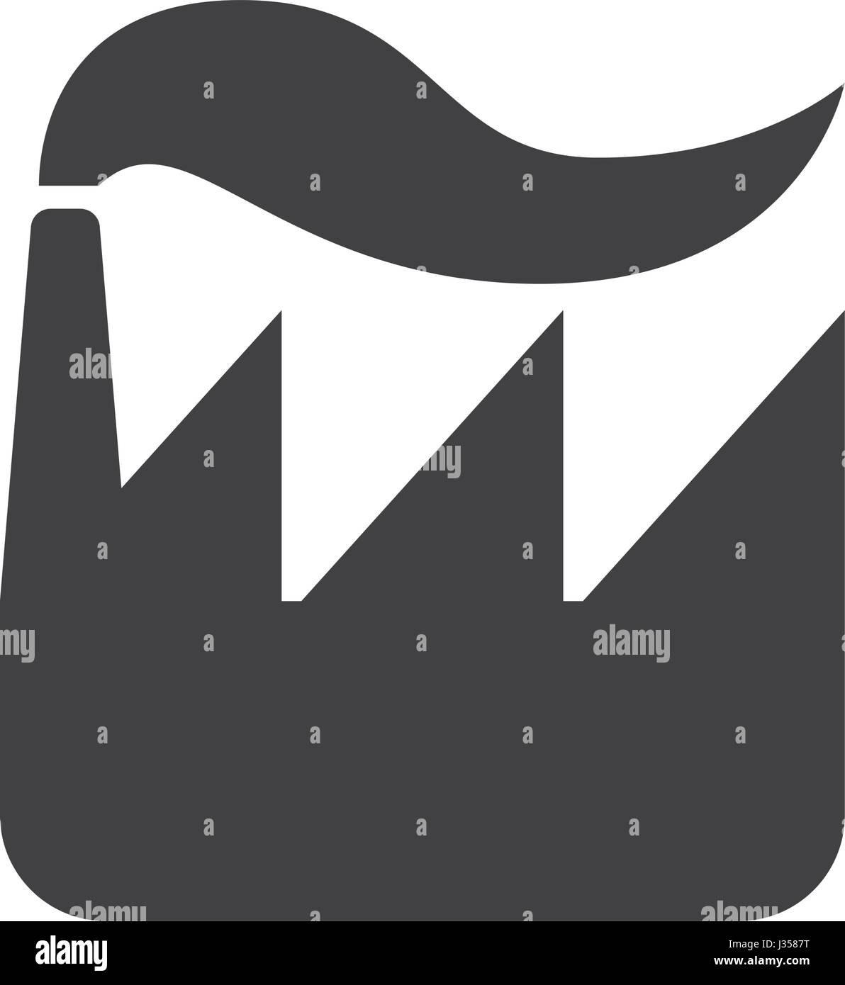 Factory building symbol Stock Vector Image & Art - Alamy