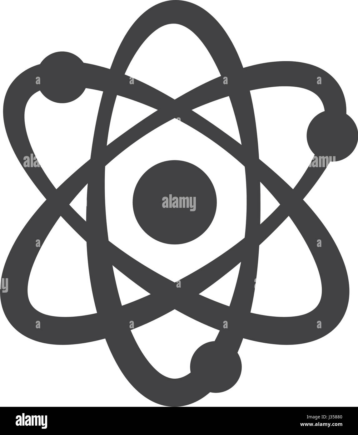 Atom molecule symbol Stock Vector Image & Art - Alamy