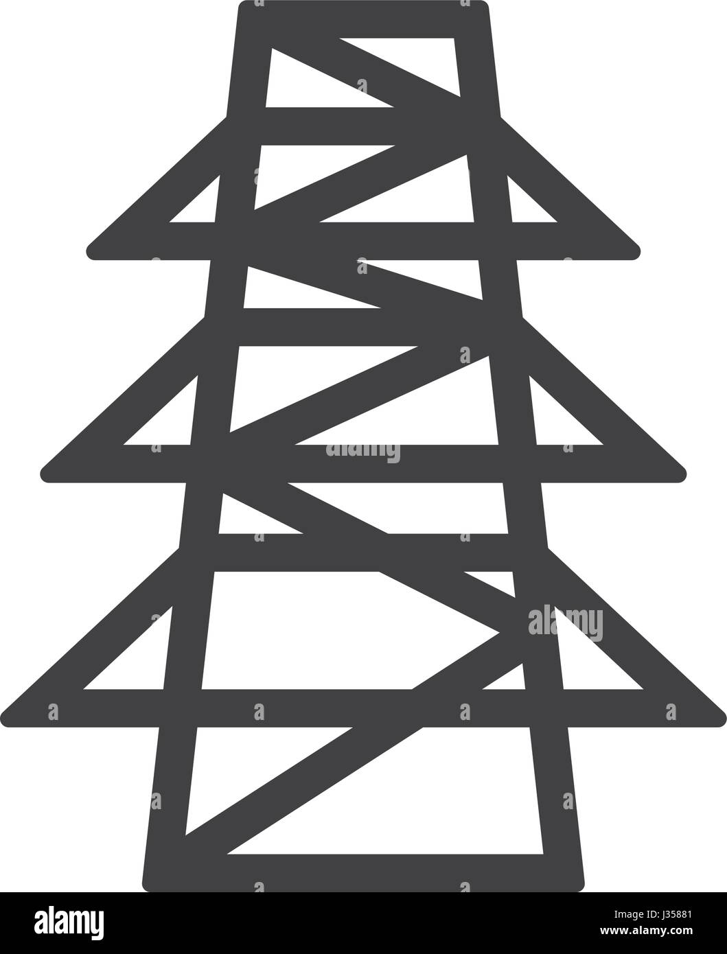 Electric tower symbol Stock Vector Image & Art - Alamy