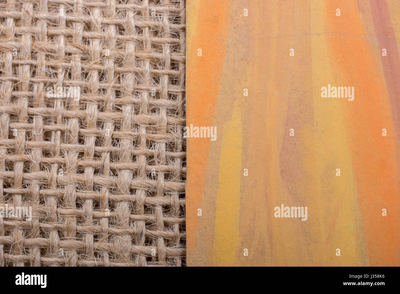 Piece of painted note paper on a linen canvas Stock Photo - Alamy