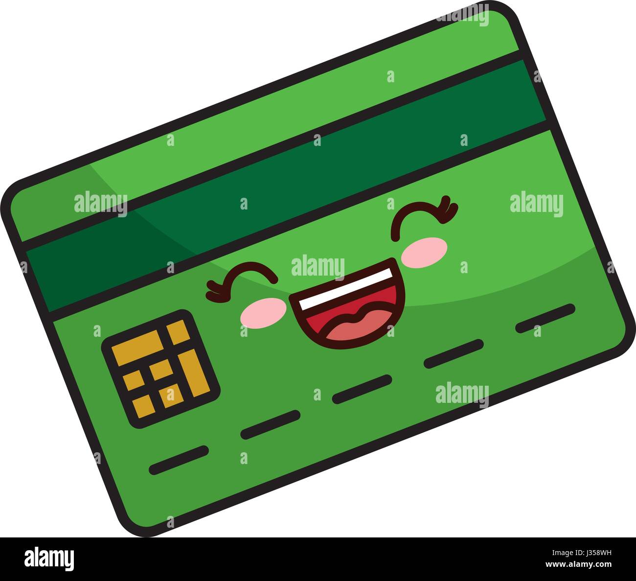 kawaii credit card icon Stock Vector Image & Art - Alamy