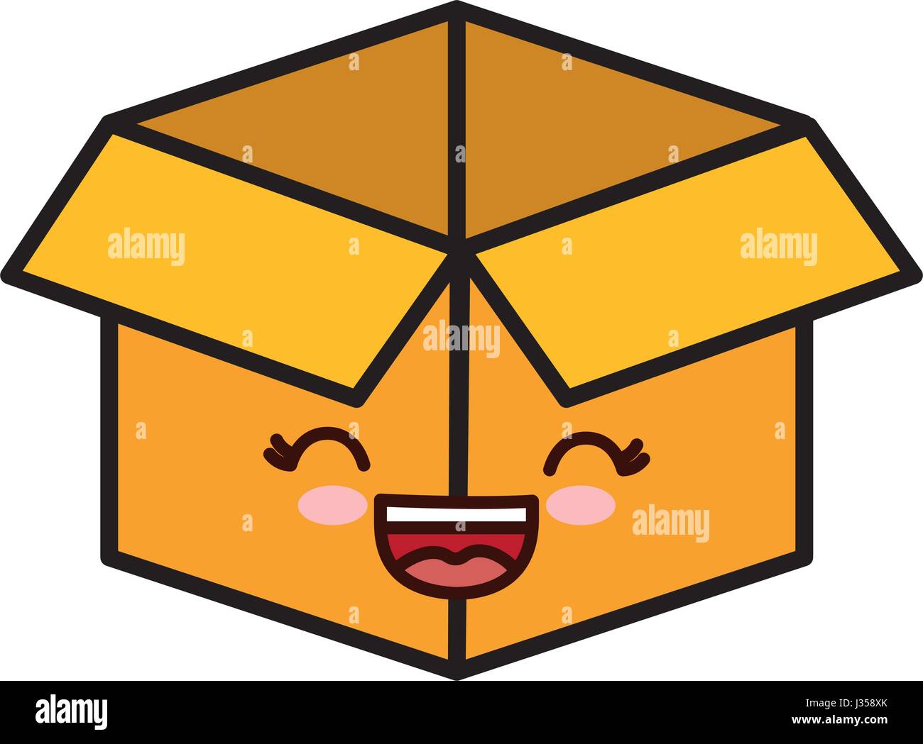 kawaii box icon Stock Vector Image & Art - Alamy