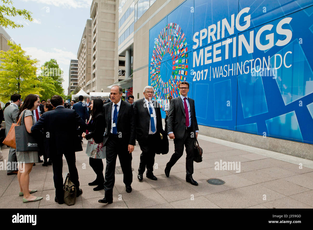 International Monetary Fund (IMF) headquarters building during 2017 ...