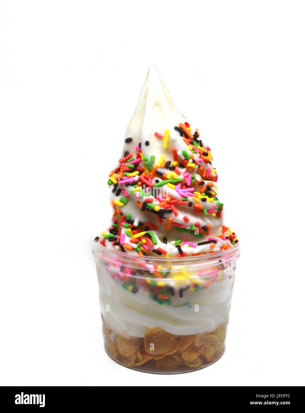 Coffee soft serve ice cream hi-res stock photography and images - Alamy