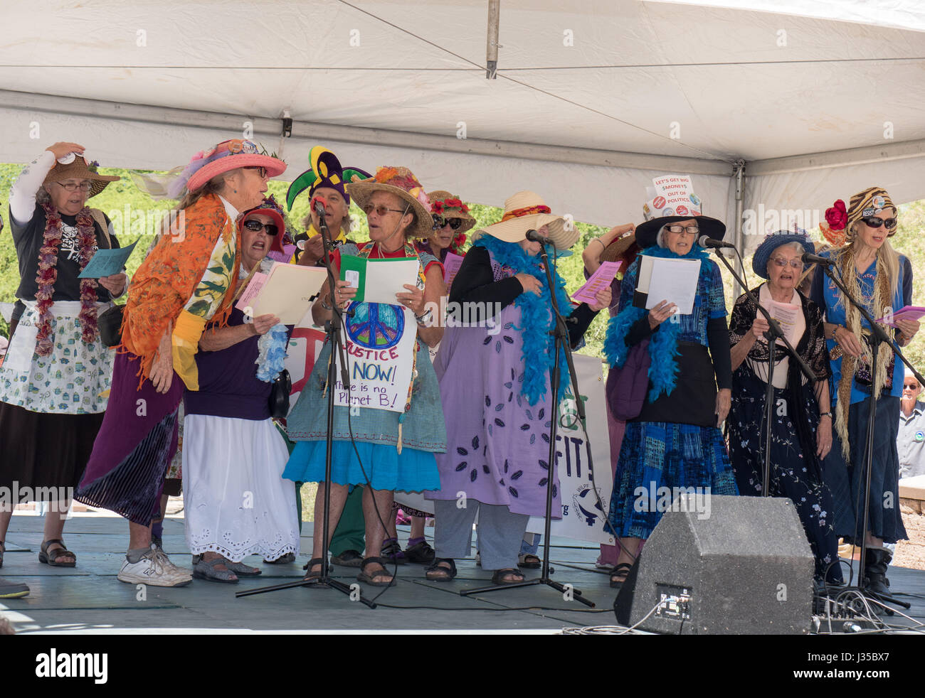 'Raging Grannies,' of the Women's International League for Peace and ...